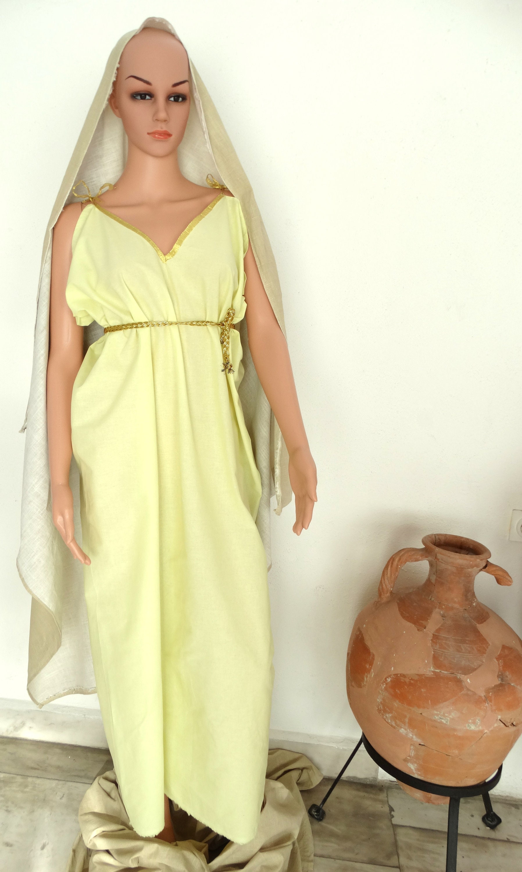 Roman Tunic Cloak Roman dress Palla Custom made Ancient Roman | Etsy