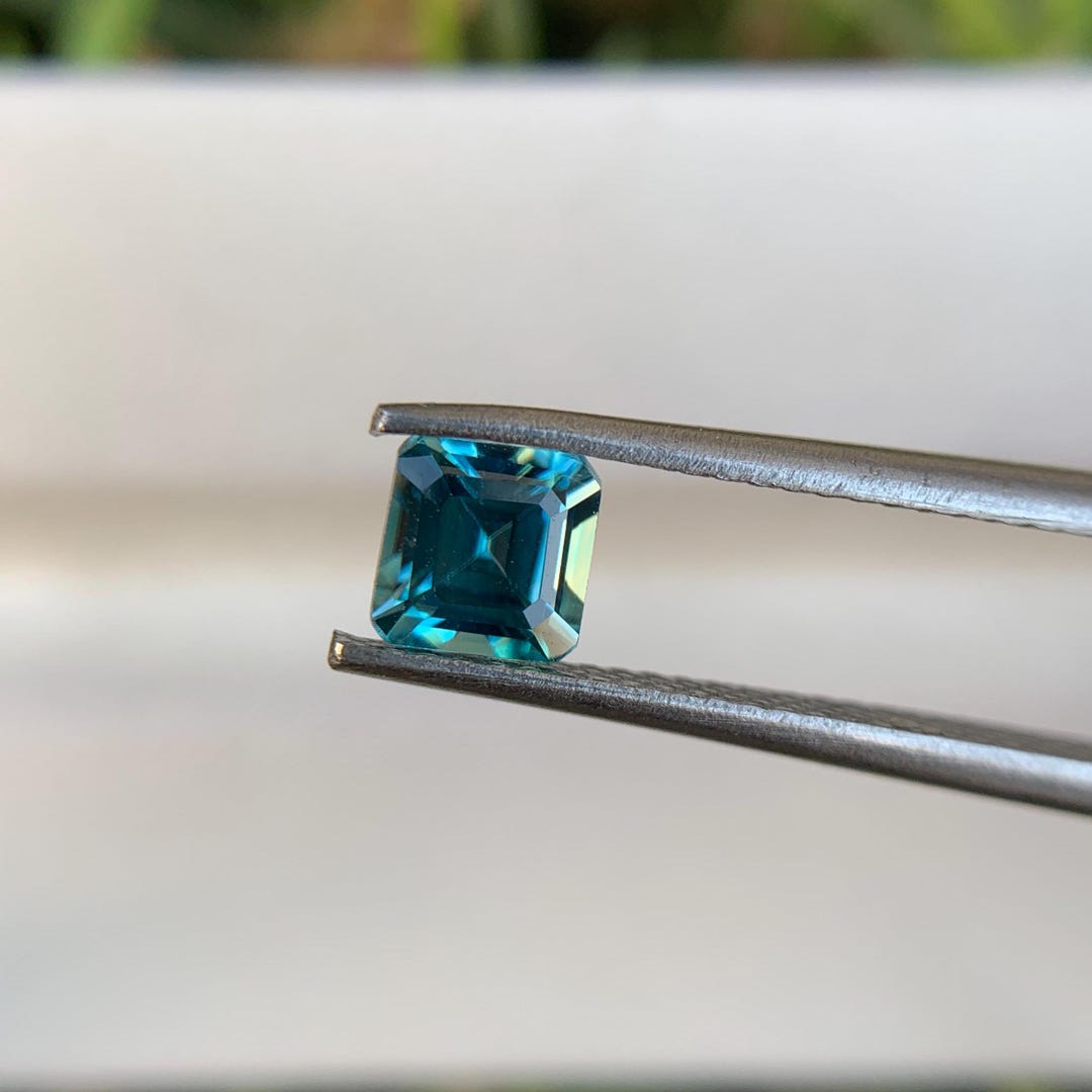 Sparkling London Blue Topaz 5X5X4 Mm Faceted Gemstone – Natural Blue ...