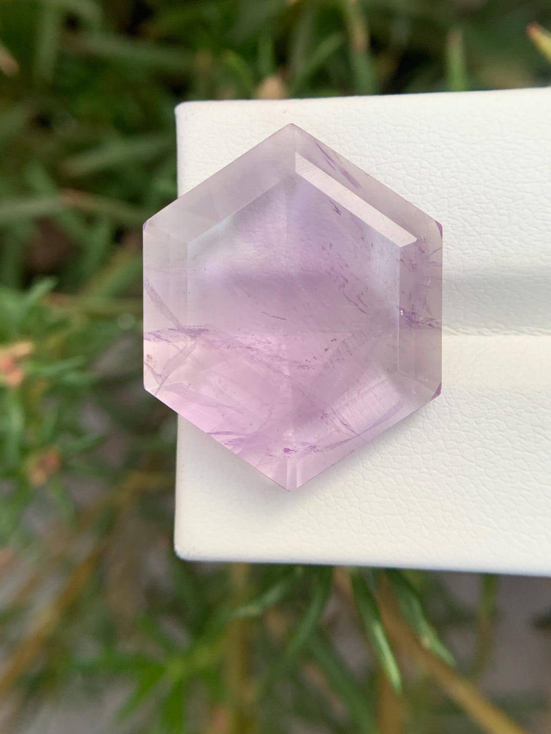Hexagon Shape 20x25x5 Mm Amethyst Stone – Gemstone for DIY Jewelry ...