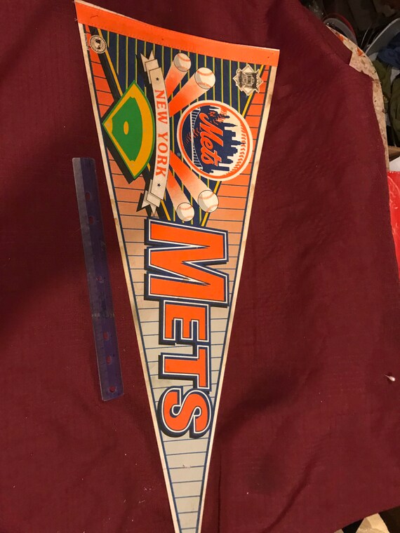 Vintage New York Mets Pennant MLB | Etsy