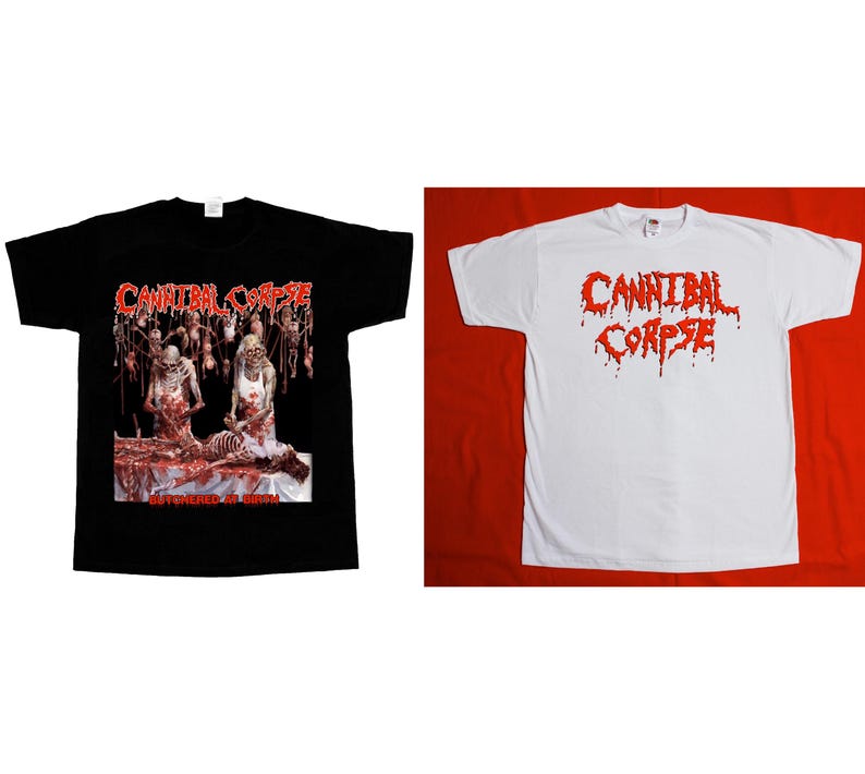 Cannibal Corpse Butchered at Birth New Black T-shirt 3 4 5xl - Etsy