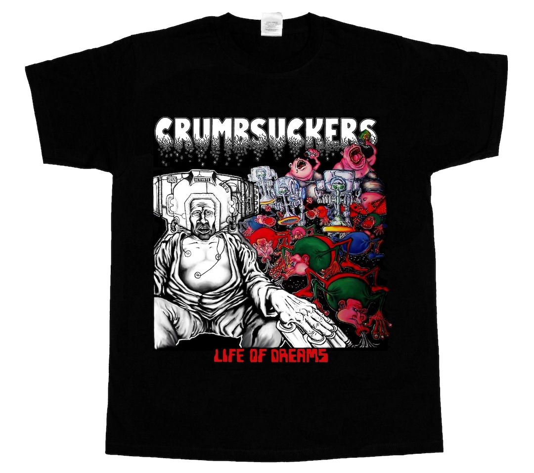 Crumbsuckers 'life of Dreams' T-shirt, Crossover Thrash Band Tee - Etsy