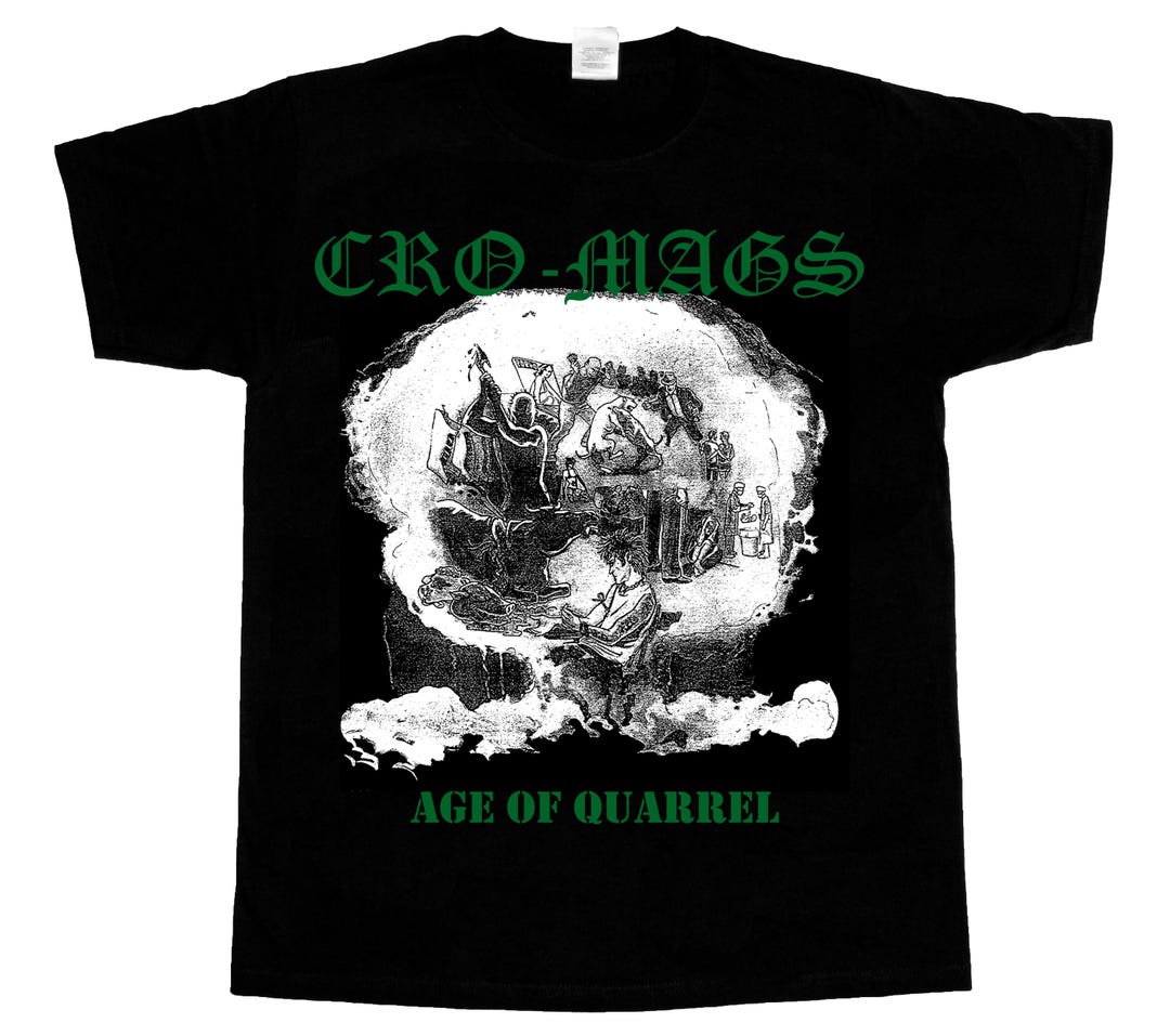 Cro-mags the Age of Quarrel'86 Rock New Black Short Long Sleeve T-shirt ...