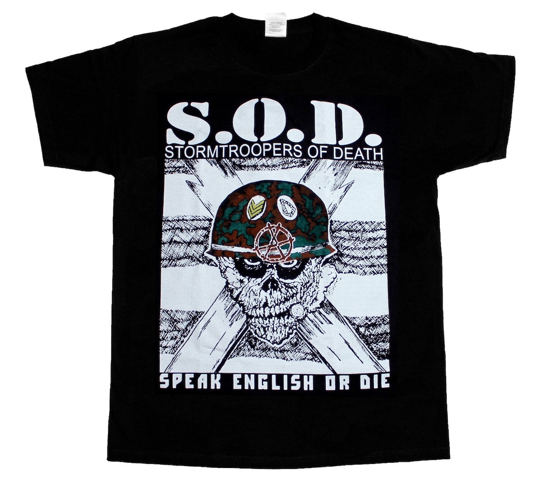 S-5XL S.o.d. Sod Stormtroopers of Death Sod Short -long Sleeve New Black T-shirt - Etsy