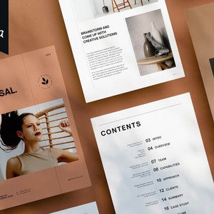 Canva Proposal Template | Stylist Proposal Template | Client Proposal ...