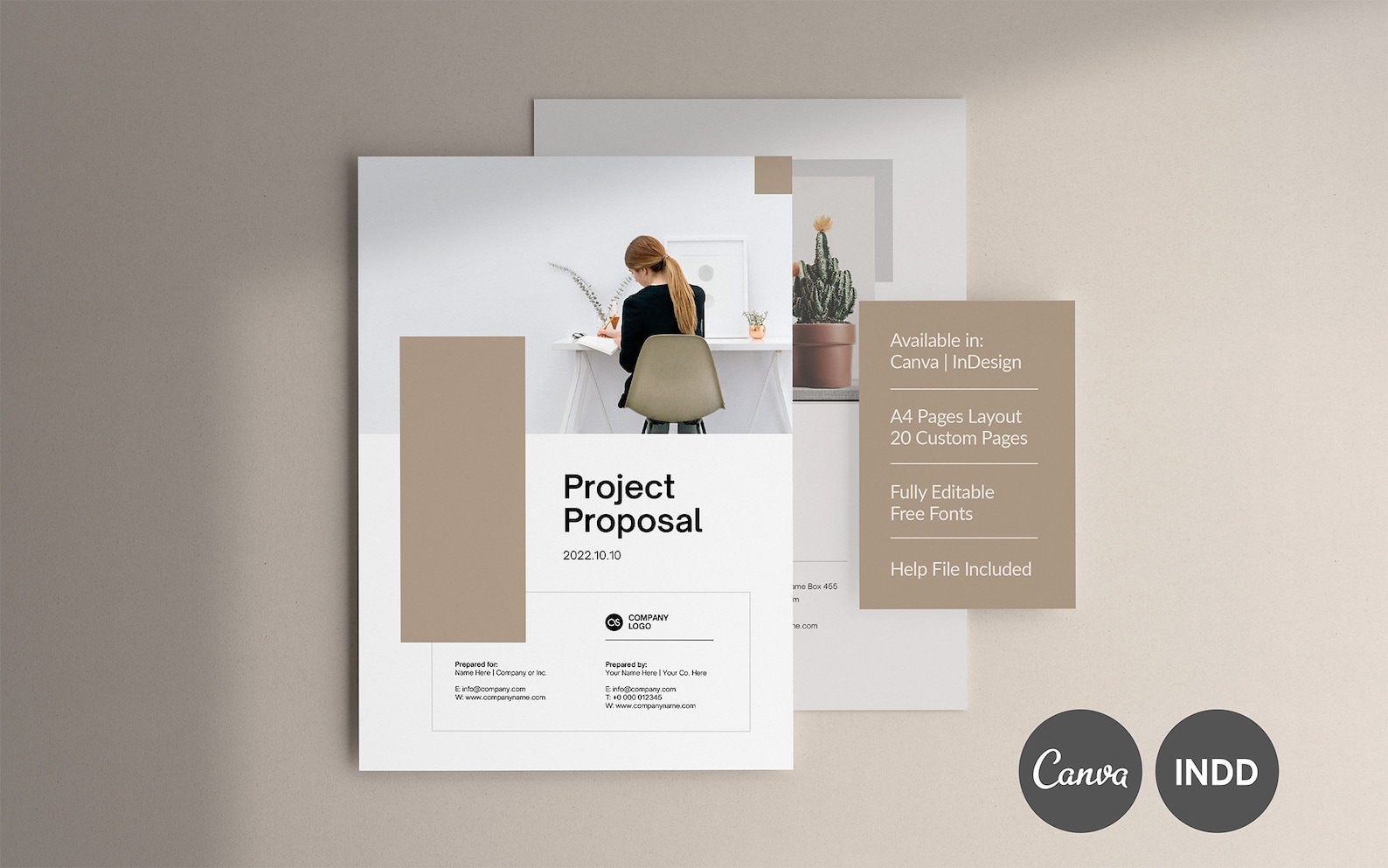 Project Proposal Template | Canva Template | Client Proposal Template ...