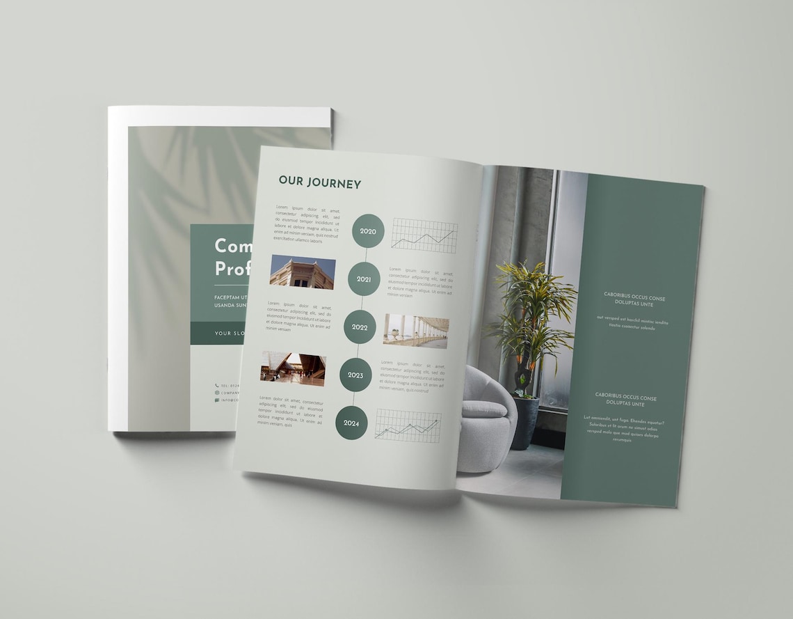 Clean & Elegant Company Profile Template for Businesses | Easy-to-edit ...
