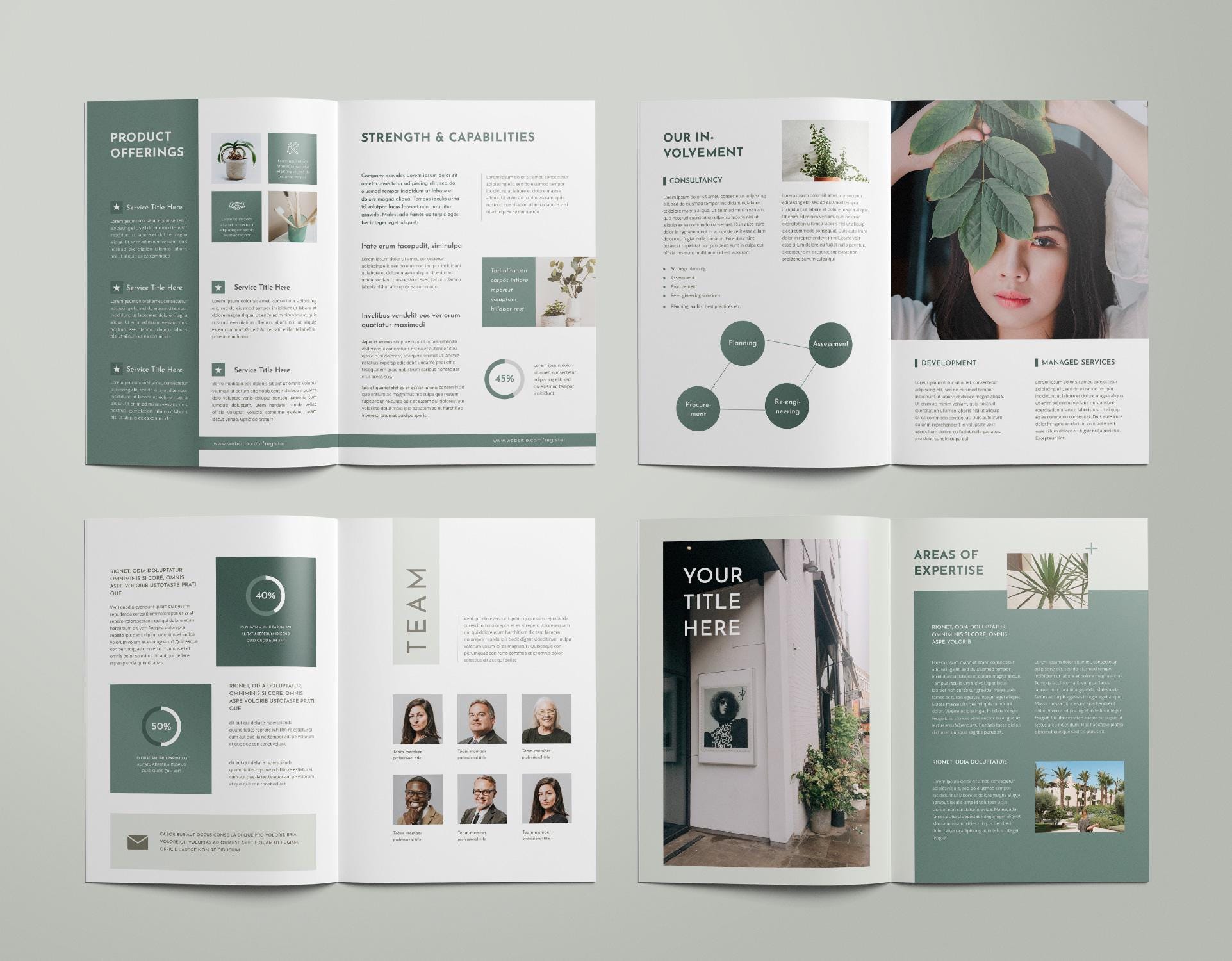 Clean & Elegant Company Profile Template for Businesses | Easy-to-edit ...