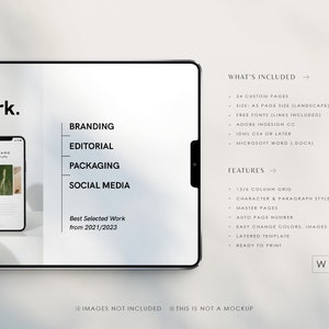 Portfolio Template | Showcase | Client Portfolio Template | Word ...