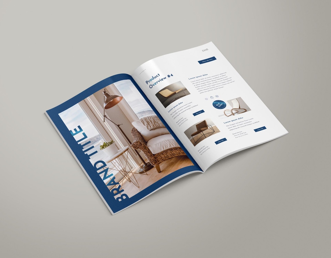 Modern Catalog Template | Easy-to-edit | WORD Format | Indesign | 20 ...