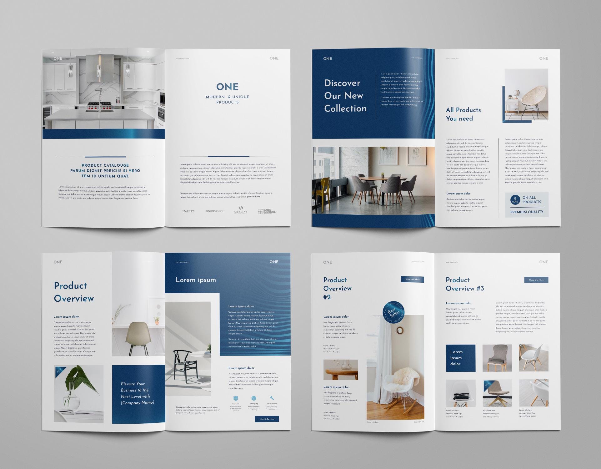 Modern Catalog Template | Easy-to-edit | WORD Format | Indesign | 20 ...