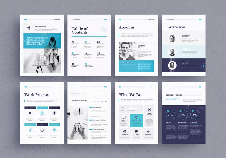 Project Proposal Template | 24 Custom Pages | A4 & US Letter Size ...