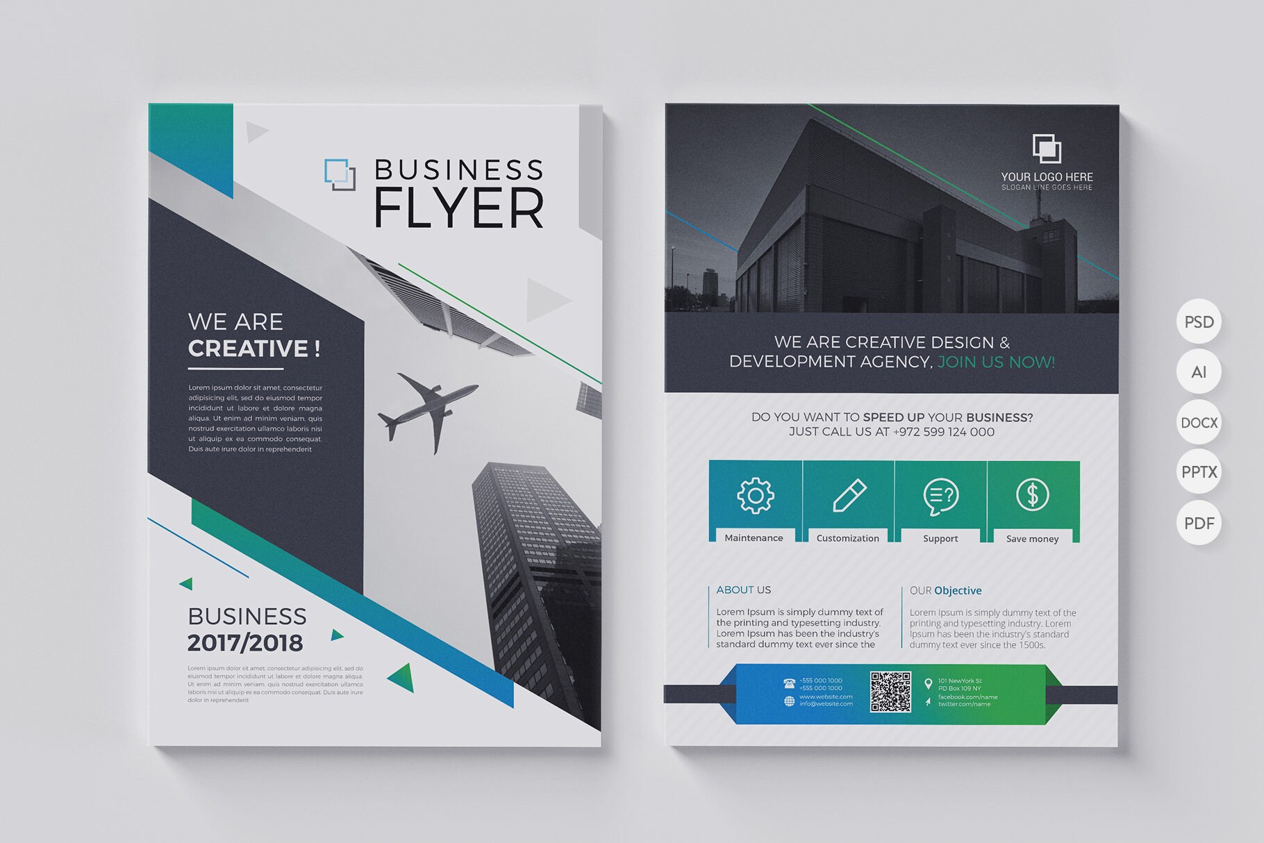 20 Corporate Flyer Double Sided, Business Flyer Bundle, Sale 90% OFF ...