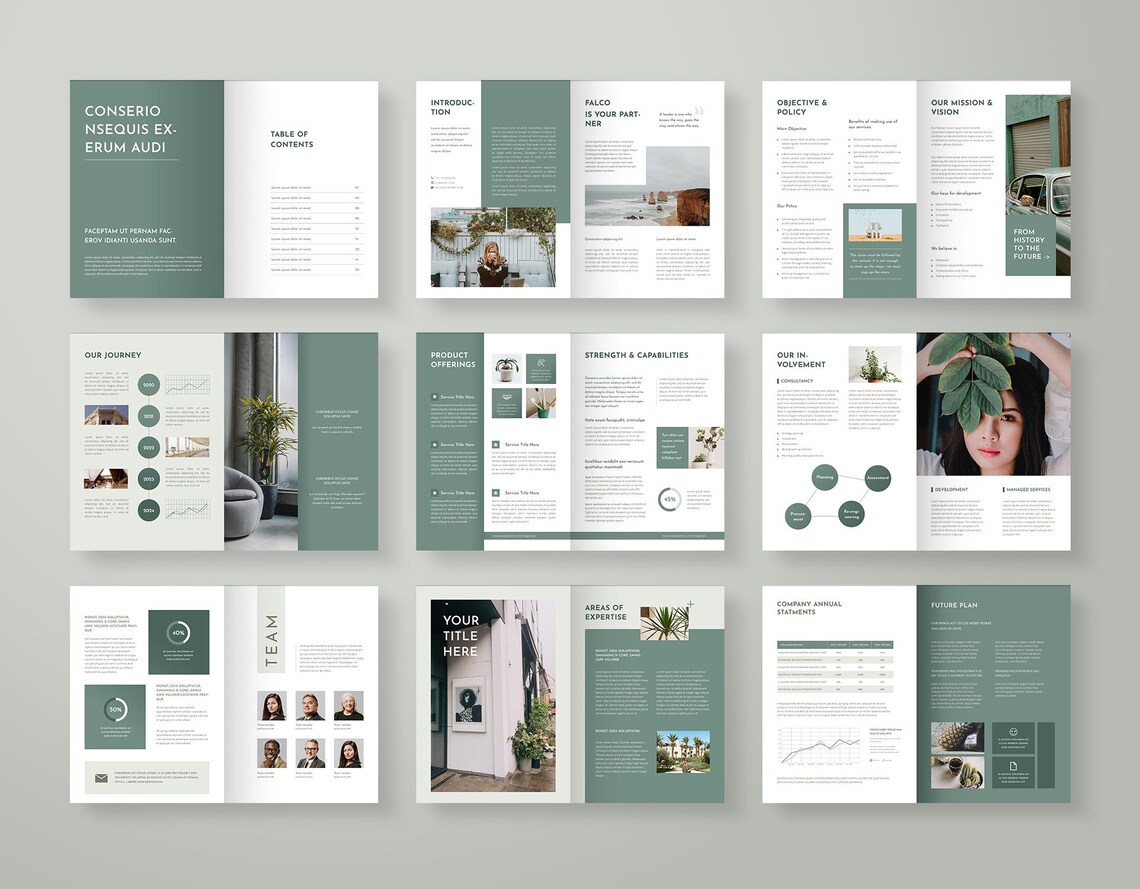 Clean & Elegant Company Profile Template for Businesses | Easy-to-edit ...