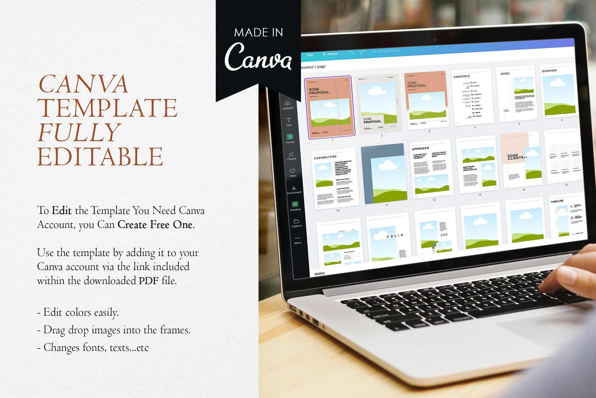 Canva Proposal Template Stylist Proposal Template Client Proposal Brand ...