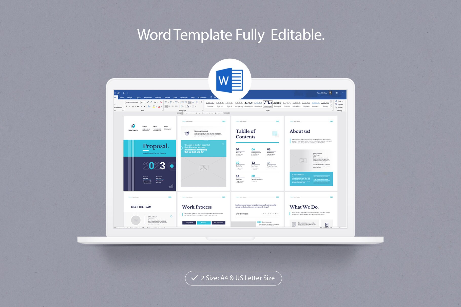 Project Proposal Template 24 Custom Pages A4 & US Letter Size Indesign ...