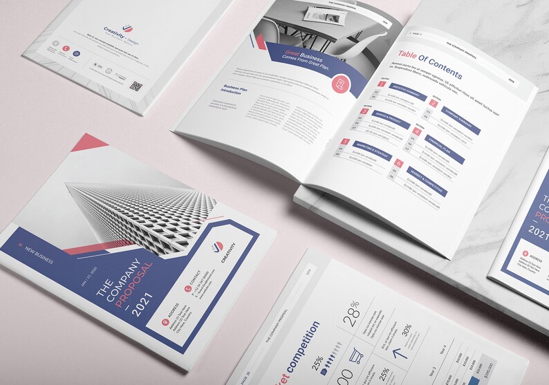 Proposal Template | Docx Proposal Template | 36 Custom Pages | Word ...