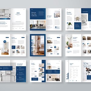 Modern Catalog Template | Easy-to-edit | WORD Format | Indesign | 20 ...