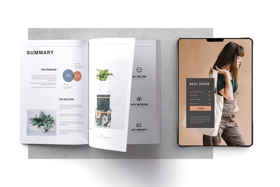 Canva Proposal Template Stylist Proposal Template Client - Etsy