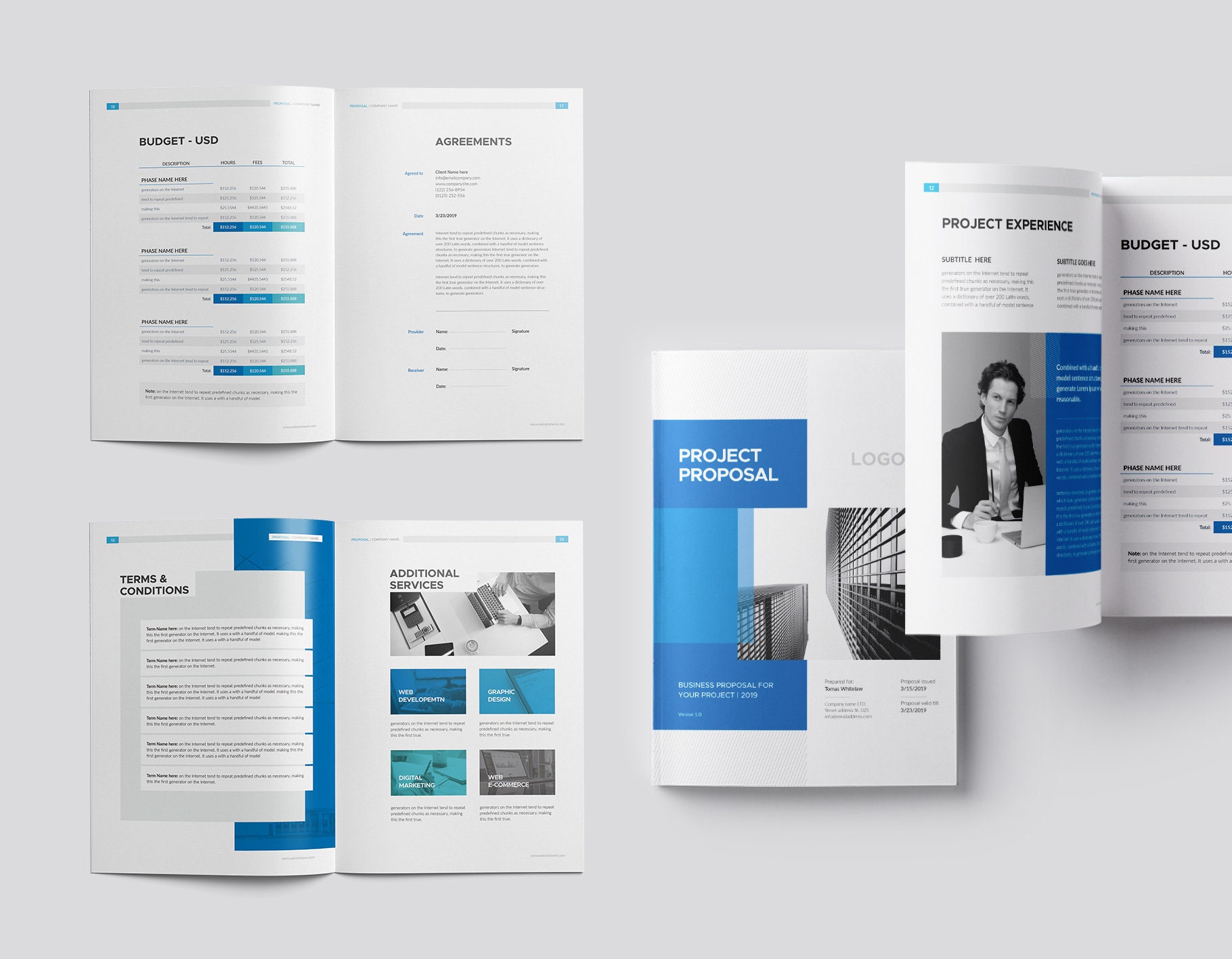 Project Proposal Template, Canva, Indesign & Word Format, 20 Custom ...