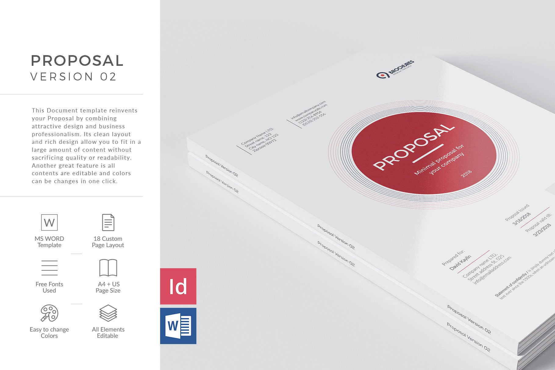 Proposal Bundle, Professional Proposal Templates, Proposal Design, Docx ...