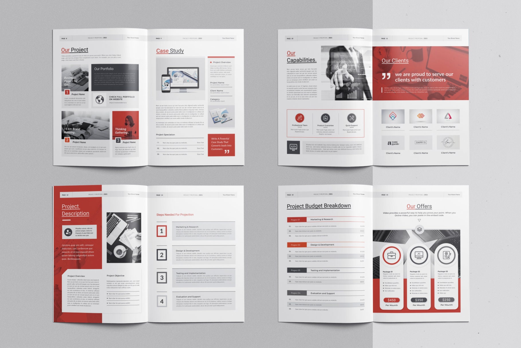 Business Proposal Template | 20 Custom Pages | A4 & US Letter Size ...