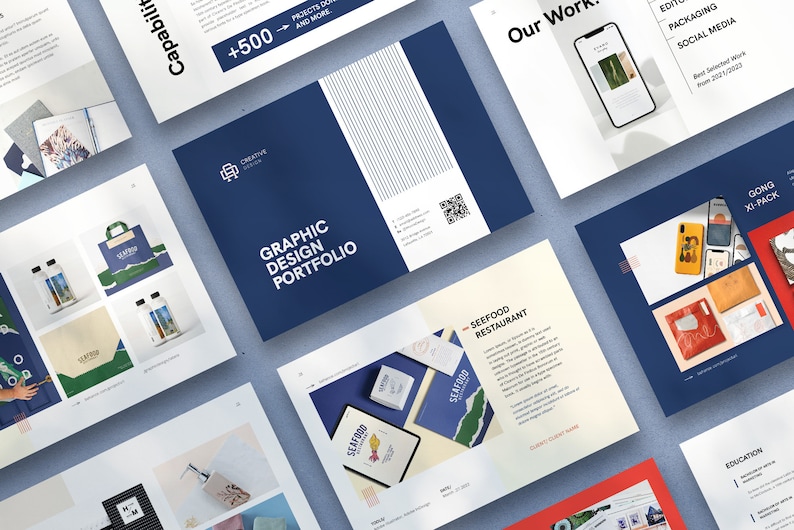 Portfolio Template | Showcase | Client Portfolio Template | Word ...