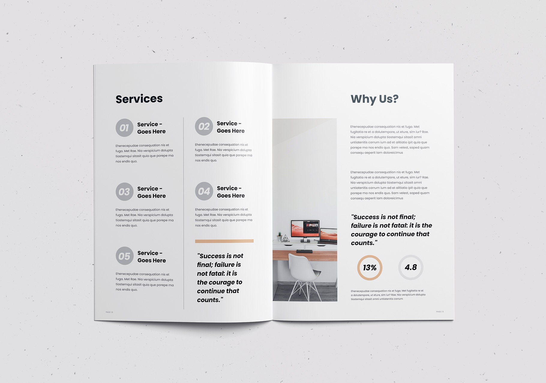 Proposal Template 16 Custom Pages A4 & US Letter Size Indesign Docx ...