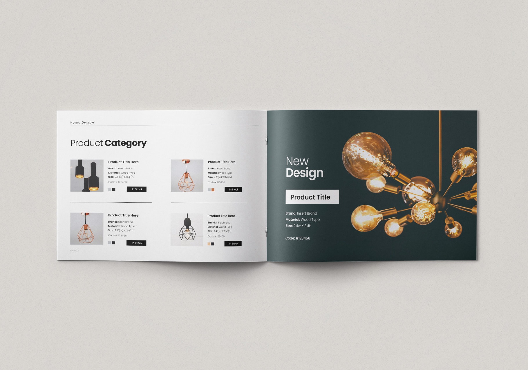 Multipurpose Catalog Template 16 Custom Pages A5 Landscape Canva ...