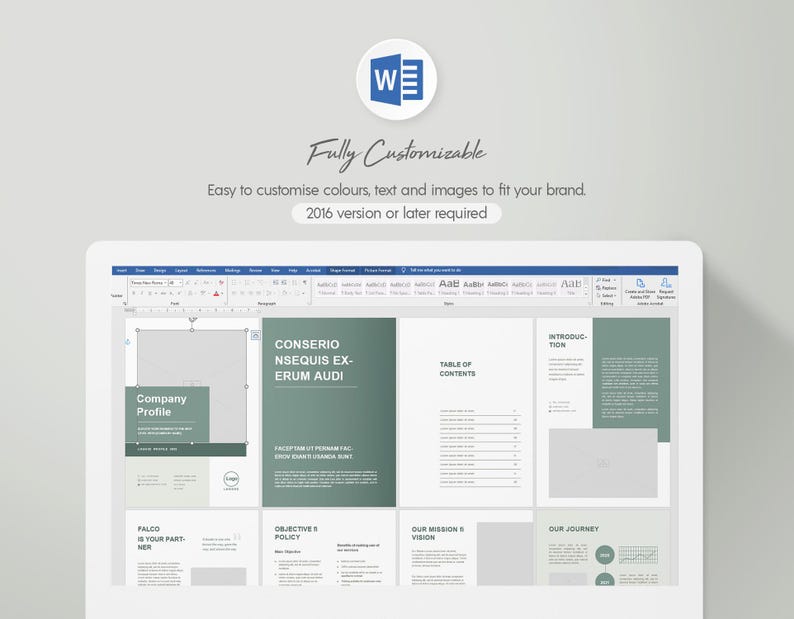 Clean & Elegant Company Profile Template for Businesses | Easy-to-edit ...