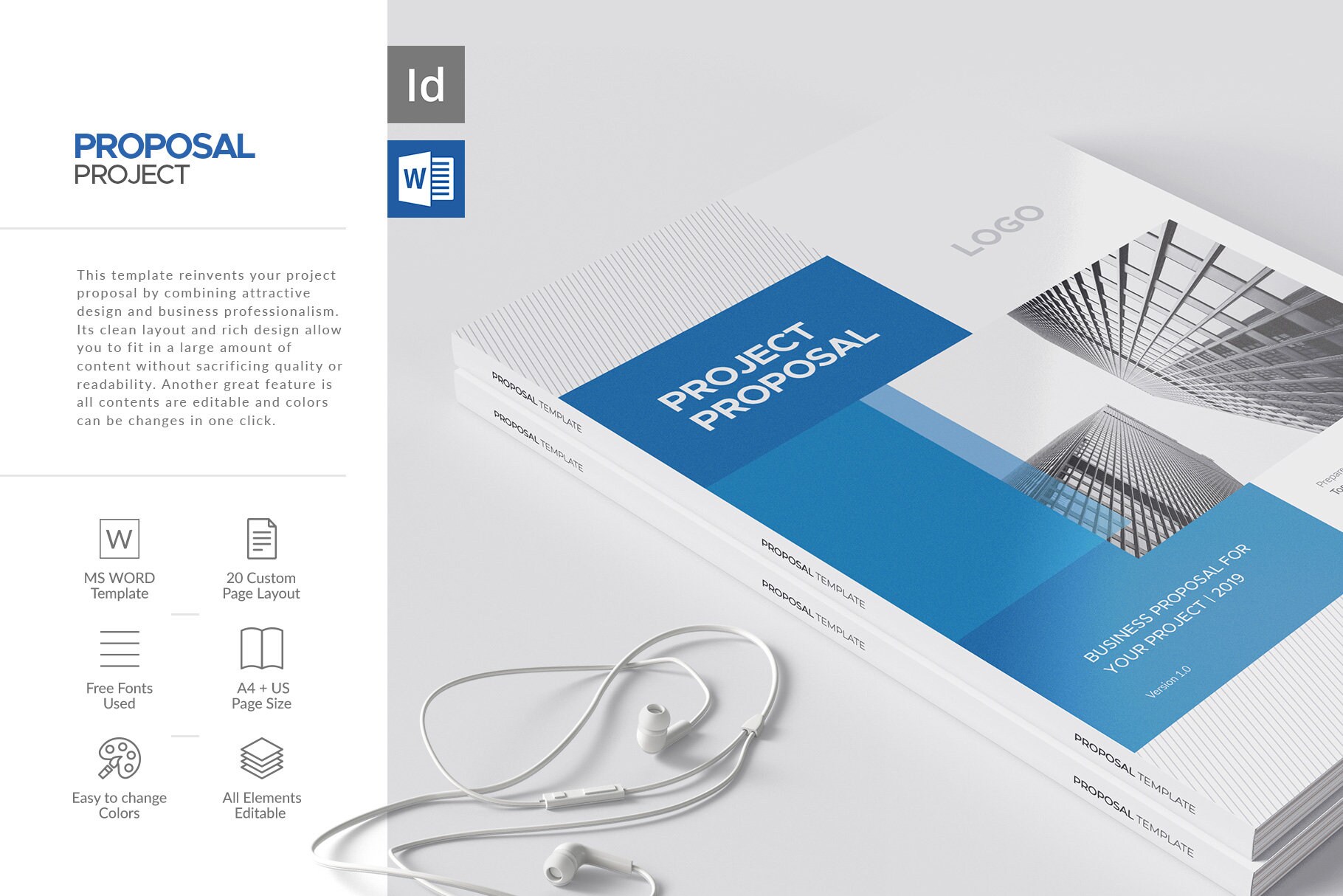 Project Proposal Template, Canva, Indesign & Word Format, 20 Custom ...