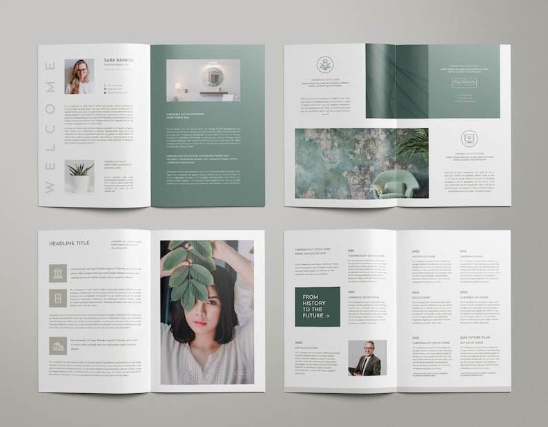 Multipurpose Brochure, Word Brochure Template, 20 Custom Pages ...