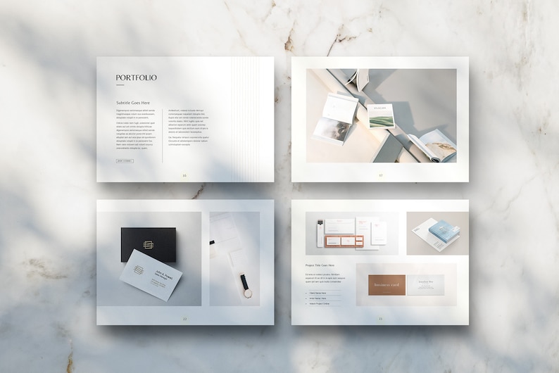 Canva Portfolio Template | Showcase Your Work | Client Portfolio ...