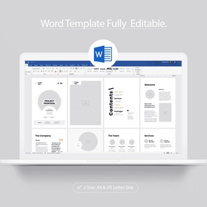 Proposal Template 16 Custom Pages A4 & US Letter Size Indesign Docx ...