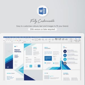 Project Proposal Template | Easy-to-edit | WORD Format | Indesign | 20 ...