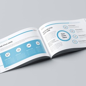 A5 Annual Report Template, Indesign & Word Template, 16 Custom Pages ...