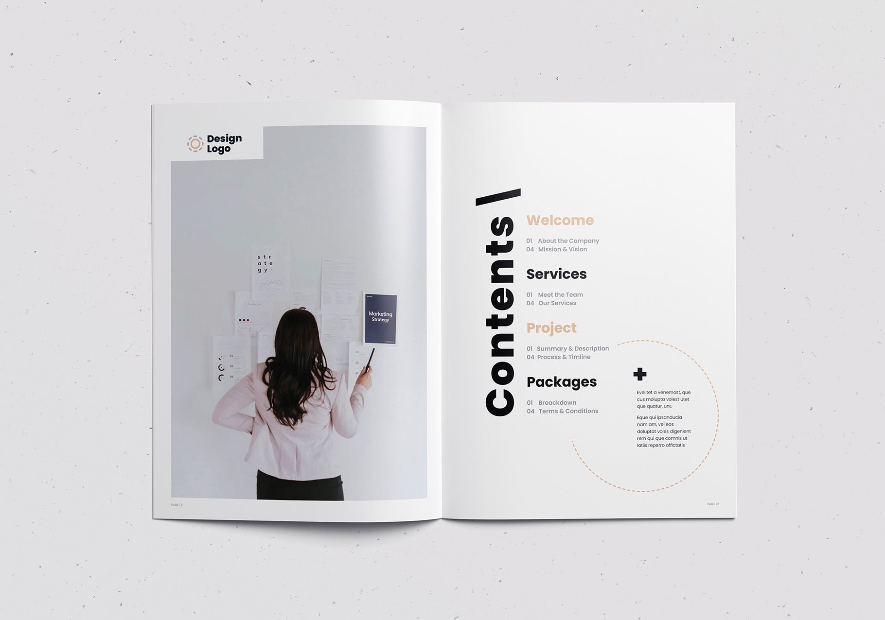 Proposal Template 16 Custom Pages A4 & US Letter Size Indesign Docx ...