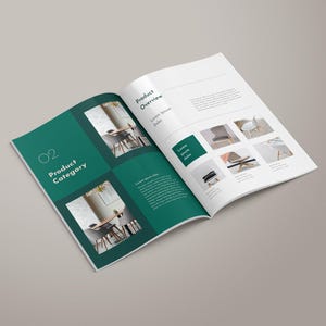 Elegant Catalog Template | Easy-to-edit | WORD Format | Indesign | 16 ...