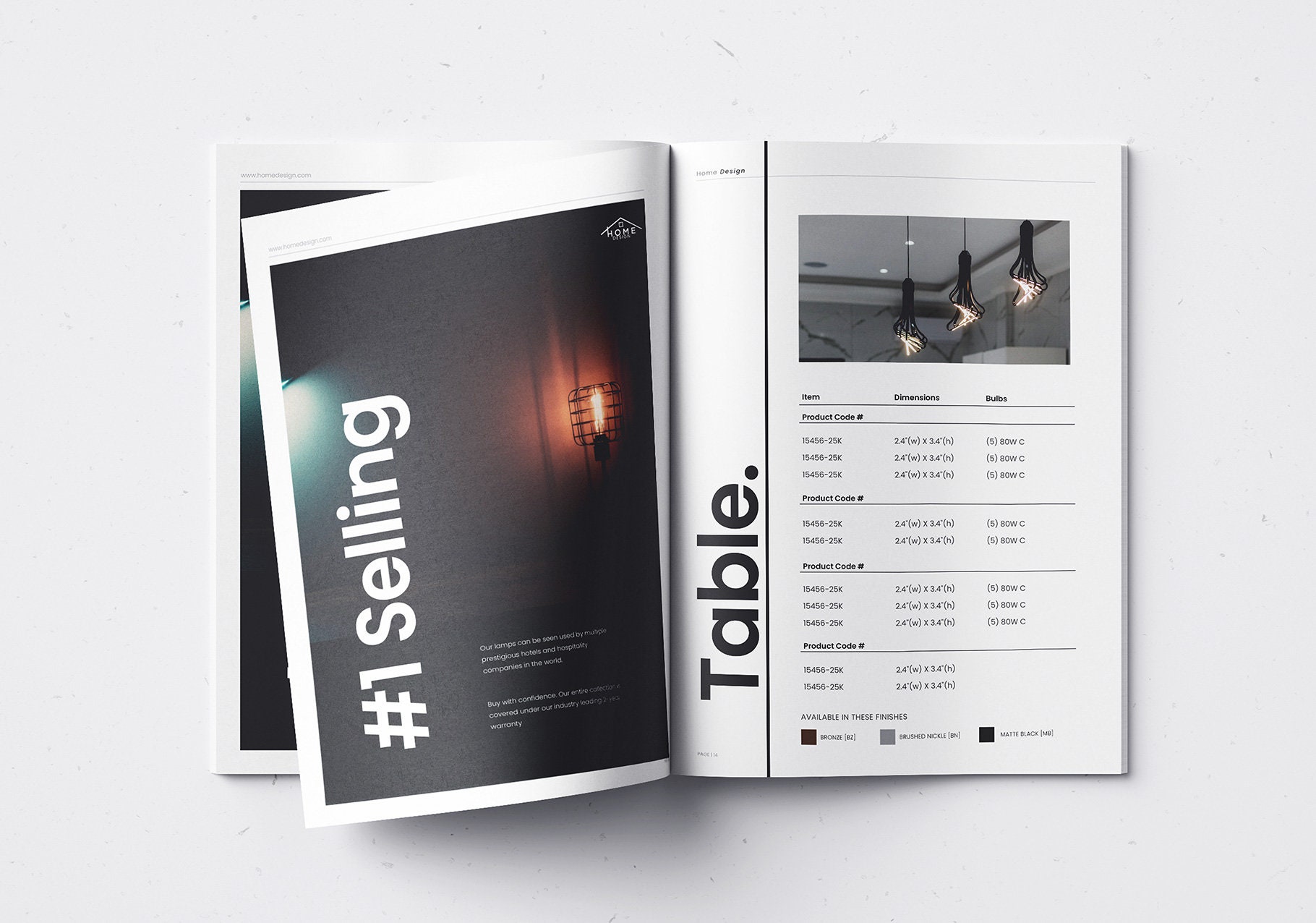Multipurpose Catalog Template | 16 Custom Pages | A4 & US Letter Page ...