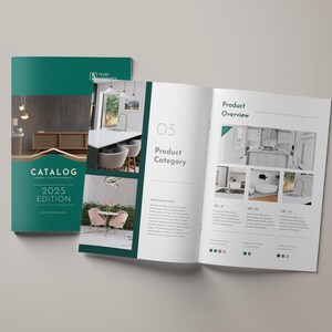 Elegant Catalog Template | Easy-to-edit | WORD Format | Indesign | 16 ...