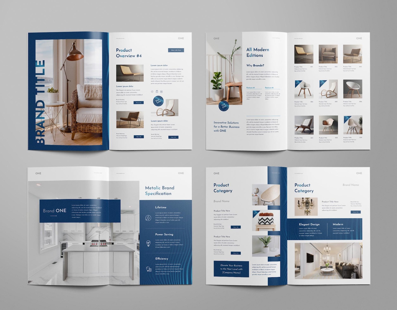 Modern Catalog Template | Easy-to-edit | WORD Format | Indesign | 20 ...