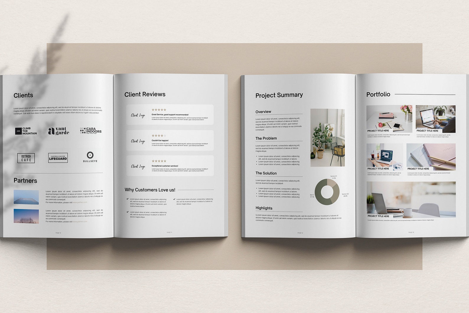 Client Project Proposal Template | Canva & Indesign, 20 Page Layout ...