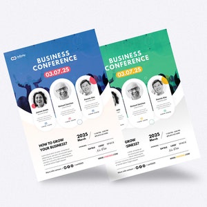Conference Flyer Template, Event Flyer Template, Meeting Flyer ...