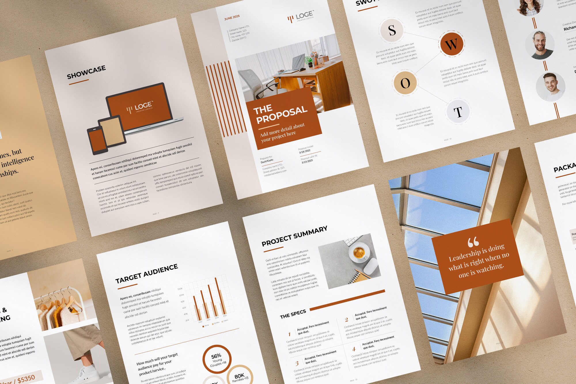 Canva, Indesign Proposal Template Attractive Proposal Design Client ...