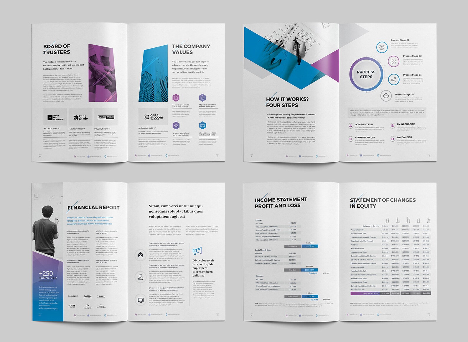 Company Profile , Fully Editable Indesign Template, Business Brochure ...