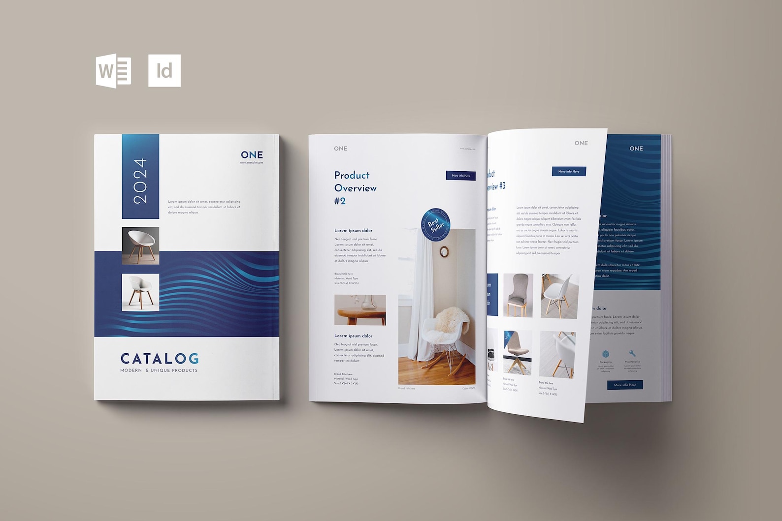 Modern Catalog Template | Easy-to-edit | WORD Format | Indesign | 20 ...