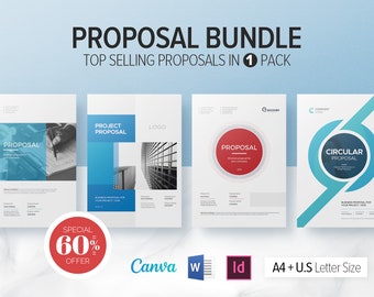 50 Project Proposal Templates MS Word Template - Etsy