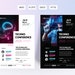Technology Conference Flyer Template, Editable Event Flyer - Etsy