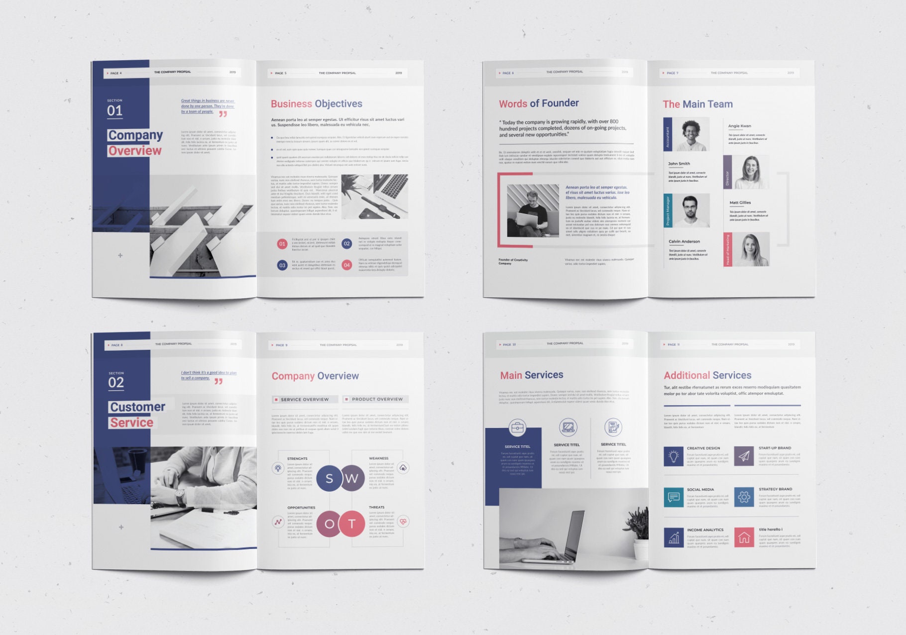 Proposal Template | Docx Proposal Template | 36 Custom Pages | Word ...