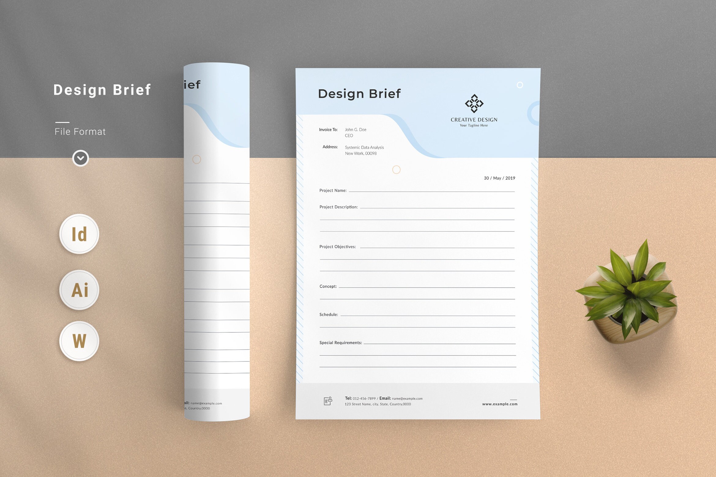 Design Brief Template, Invoice Template, Estimation Template ...